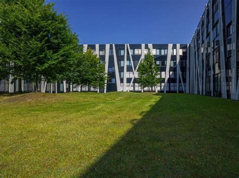 modern architecture and open space in the city hdri maps and backplates