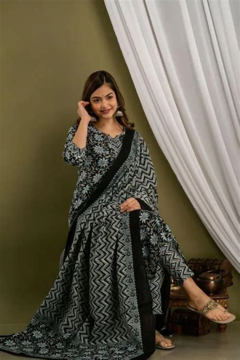 Buy Sarli Women Pure Cotton Kurta Pant Dupatta Set Online At Best