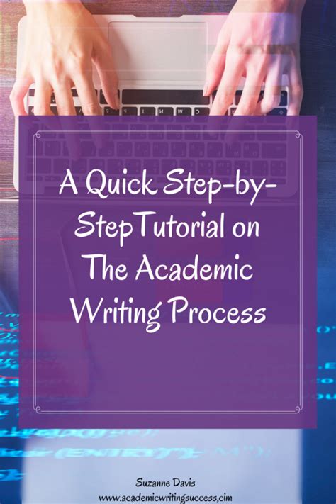 A Quick Tutorial On The Academic Writing Process Academic Writing Success