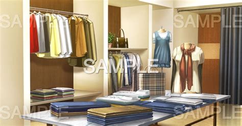 背景 街編（アパレル店レディース ）追加（booth販売） 背景素材屋さんみにくるのイラスト Pixiv