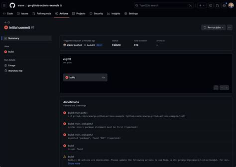 Continuous Integration With Go And Github Actions · Aran Wilkinson