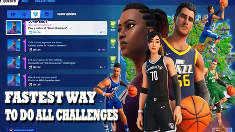 Fortnite X Nba The Crossover Heres The Fastest Way To Do The