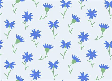 Padrão Sem Emenda Com Flores Textura Com Flores Silvestres Em Estilo