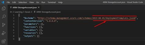 How To Create A Storage Account Using ARM Template Tutorials Link