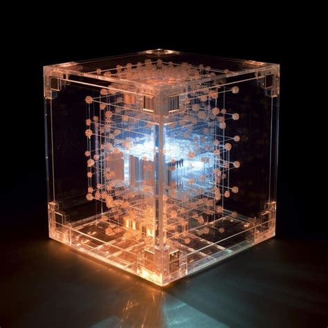 Premium Photo Photo Cube Or Box Consists Matrix Of Digitsfuturistic