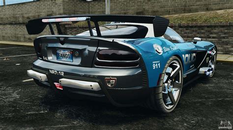 Dodge Viper Srt 10 Acr Elite Police For Gta 4