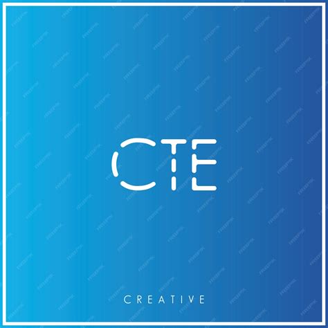 Premium Vector Cte Premium Vector Latter Logo Design Creative Logo
