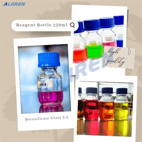 Gl45 Clear Glass Reagent Bottle 250ml Lab Vials Manufacturer