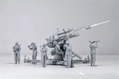 Border Model Bt 013 German 88mm Gun Flak36 W 6 Anti Aircraft Artillery