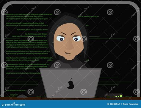 Programmer Working On Front Of His Laptopabstract Technology