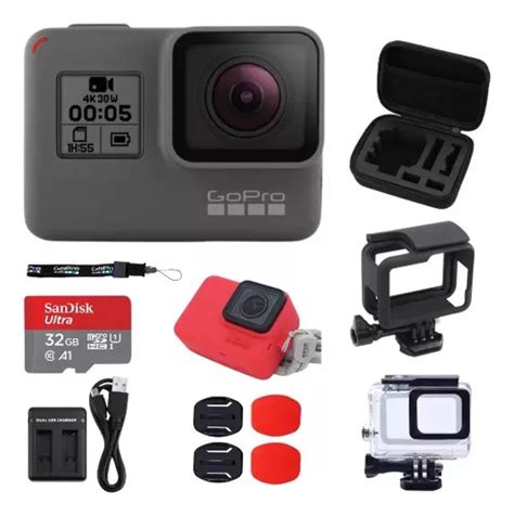 Câmera Gopro Hero Black k Kit Pack Acessórios Parcelamento sem juros