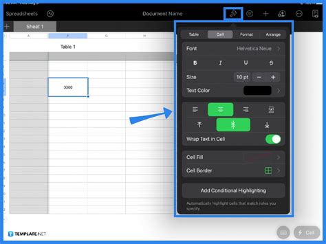 how to merge cells in apple numbers