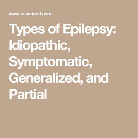 What Are The Types Of Epilepsy Epilepsy Types Epilepsy Types Of Seizures