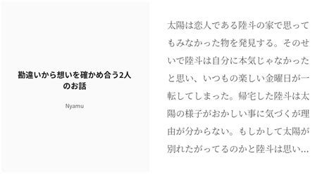 R 18 オリキャラ 一次創作 勘違いから想いを確かめ合う2人のお話 Nyamuの小説 Pixiv