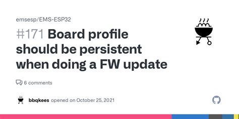Board Profile Should Be Persistent When Doing A FW Update Issue 171