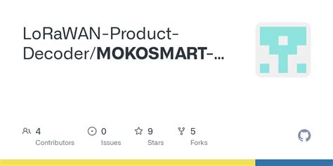 mokosmart lorawan product decoder readme md at main · lorawan product