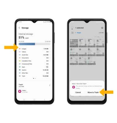 Samsung Galaxy A13 SM A135U Available Storage AT T