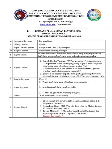 Contoh Rpl Klasikal Edit Pdf