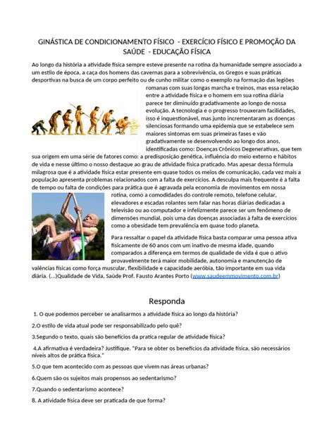 Ginástica De Condicionamento Físico Pdf