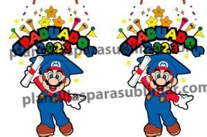 Graduados Mario Bros Plantillas Sublimar Plantillas Para Sublimar