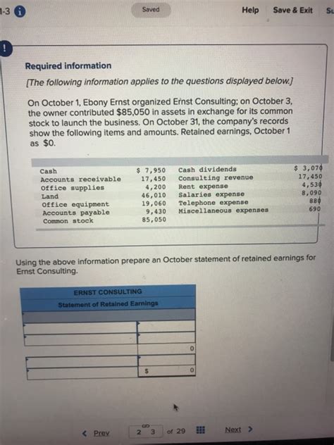 Solved 7 30 Saved Help Save And Exit Su Required Information