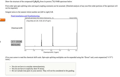 Solved Draw The Structure Of The Compound C4h8o2 From Its