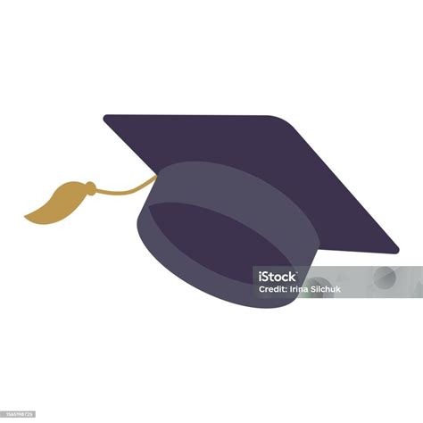 심플한 눈금 모자 아카데믹 캡 대학 교육 모자 그림입니다 졸업 개념 기호 아이콘 개념에 대한 스톡 벡터 아트 및 기타 이미지 개념 개념과 주제 공부 Istock