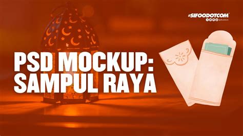 Psd Mockup Sampul Raya Sdc