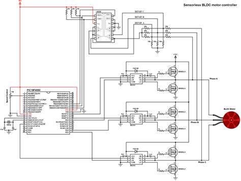Sensorless BLDC Motor Controller With PIC18F4550 Microcontroller