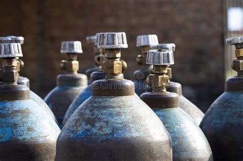 Valve On The Oxygen Cylinder Cylinder Compressed Gases For Oxygen