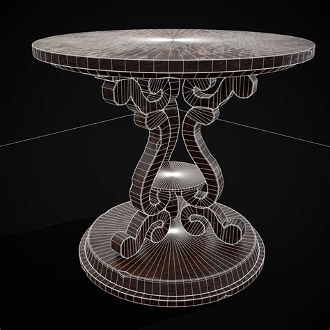 Medieval Antique Three Legged Table 3d Model By Get Dead Entertainment