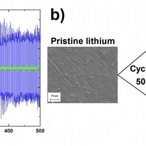 Fib Sem Pictures Of Lithium Anode Morphology After Cycling For 500 H