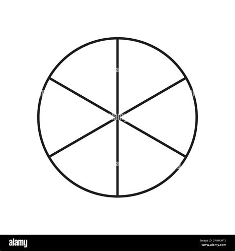 Geometric Circle Division Equal Segments Design Simple Balanced