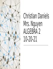 Polynomial Identities And Proofs Pptx Christian Daniels Mrs Nguyen ALGEBRA