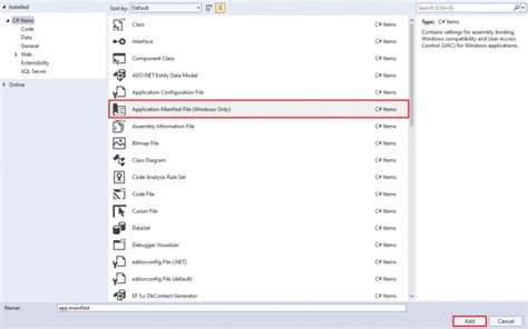 Enable Uac For Net Applications To Run As An Administrator