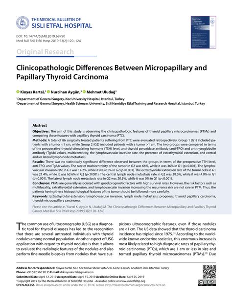Clinicopathologic Differences Between Micropapillary And Papillary