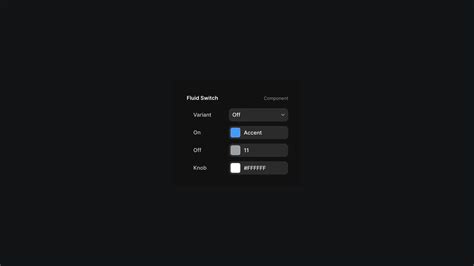 Fluid Switches Component Framer Resource