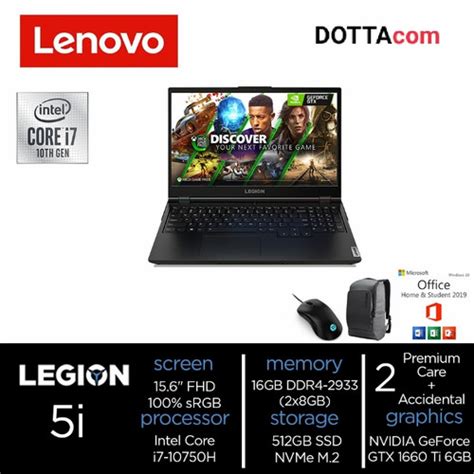Jual Lenovo Legion 5i Intel MTID I7 10750H 16GB GTX1660Ti 6G NVIDIA 512GB Jakarta Pusat