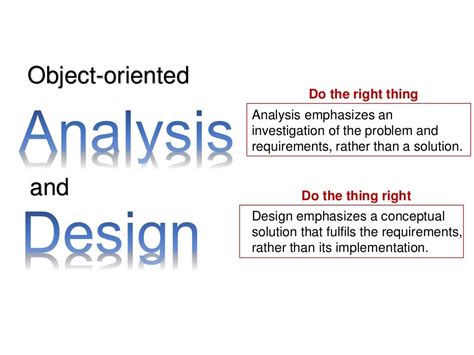 Object Oriented Analysis