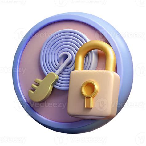 Magnificent Abstract Data Encryption Key With Chain Cutout Security