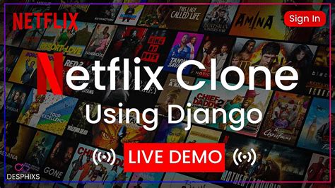 django project build a netflix clone using django django tutorial desphixs youtube