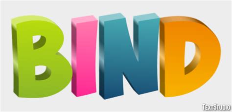 Bind Text Effect Generator TextStudio