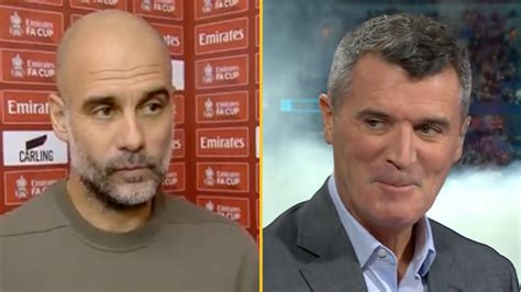 Roy Keane Leaves Itv Pundits In Stitches After Pep Guardiolas Interview
