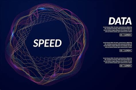 Premium Vector Abstract D Big Data Visualization