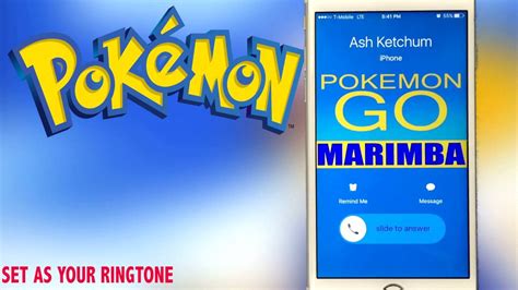 Pokemon Go Theme Marimba Remix Ringtone YouTube