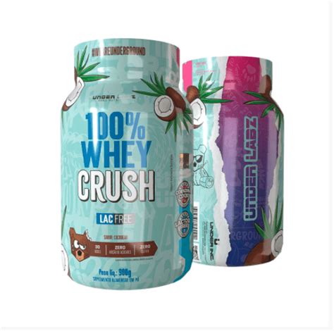100 Whey Crush 900g Under Labz Pulse Nutrition Br