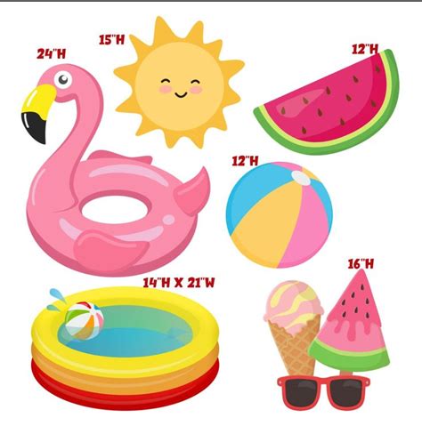 Summer Beach Yard Cards Uv High Resolution Coroplast Printing Half
