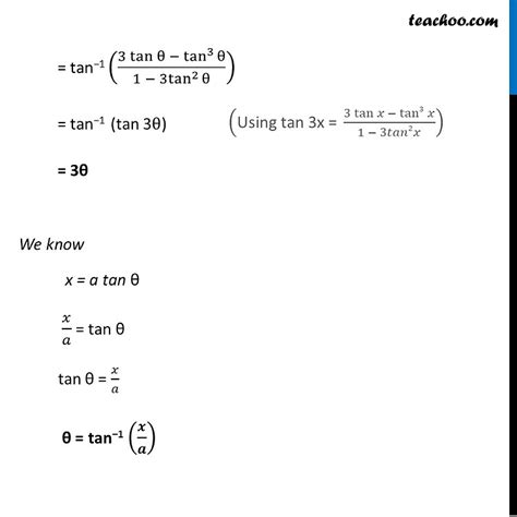 Ex Class Inverse NCERT Tan A X X Ex