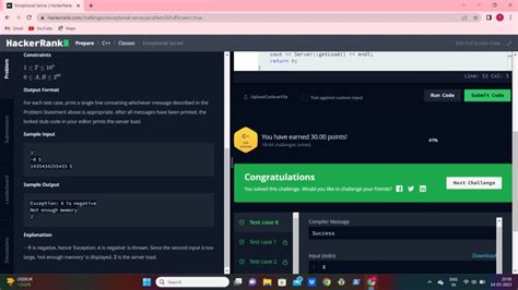 100daysofcodechallenge Hackerrank Trisha K