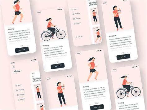Fitness App Design On Behance